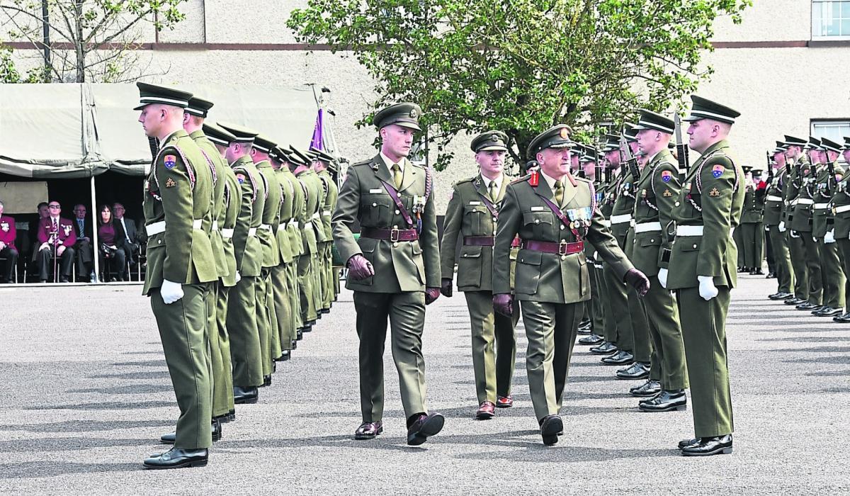 Final inspection of the troops for Brigadier General Kieran Brennan ...