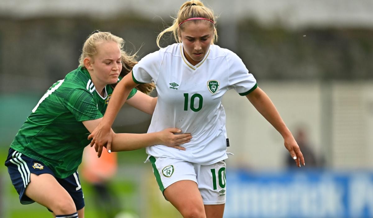 Ellen Molloy on the scoresheet as the Republic of Ireland Under 19 side ...