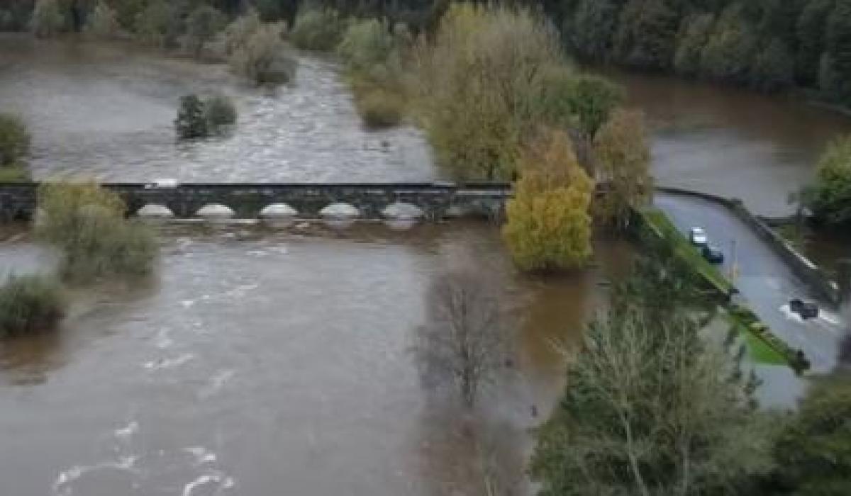 WATCH: Drone footage of flooding in Kilkenny village of Inistioge ...