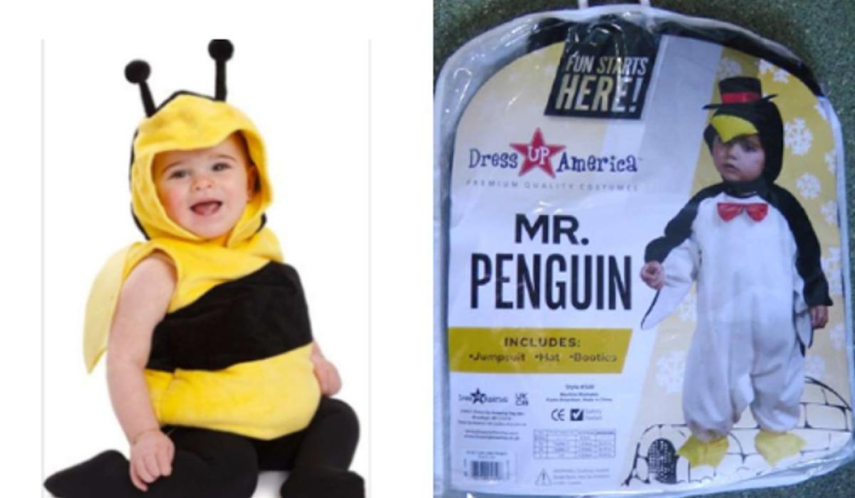 Costumes recalled due to safety concerns including suffocation and burn ...