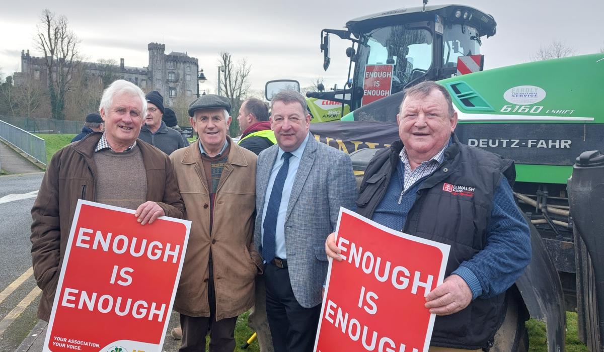 Kilkenny farmer protests as cost pressures continue to impact farm ...
