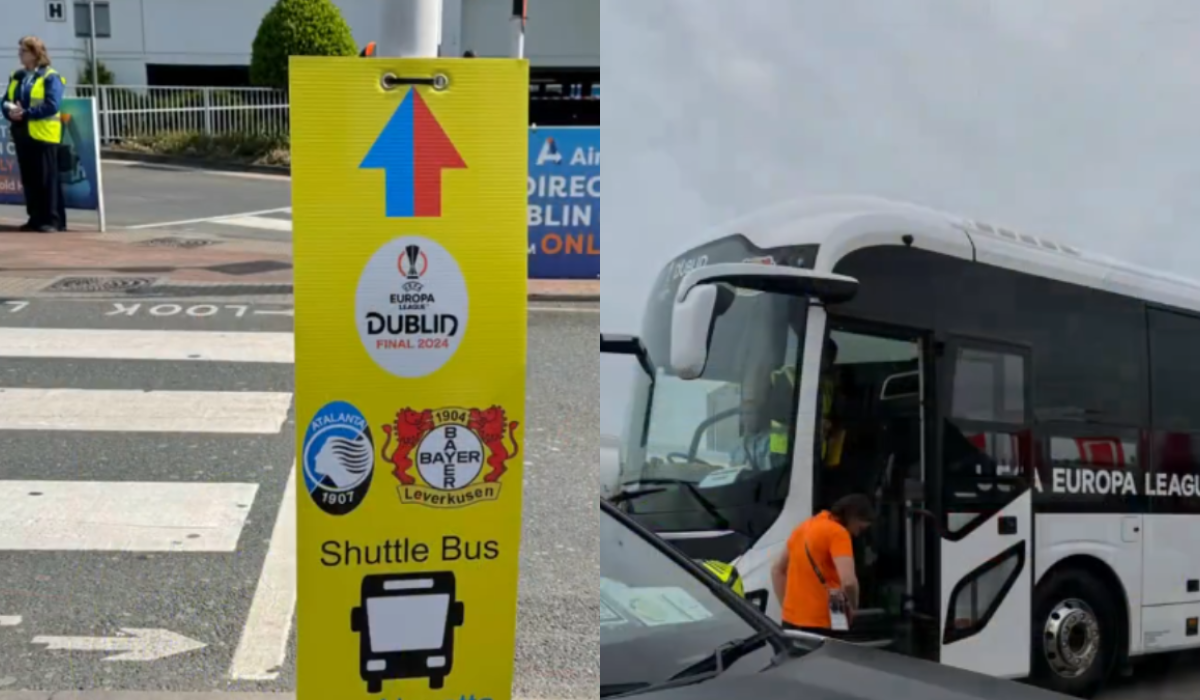 Dublin Airport launch free shuttle bus for Europa League fans flying in ...