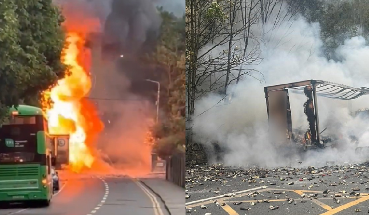 Fire Brigade on scene of 'high intensity fire' as truck set ablaze in ...