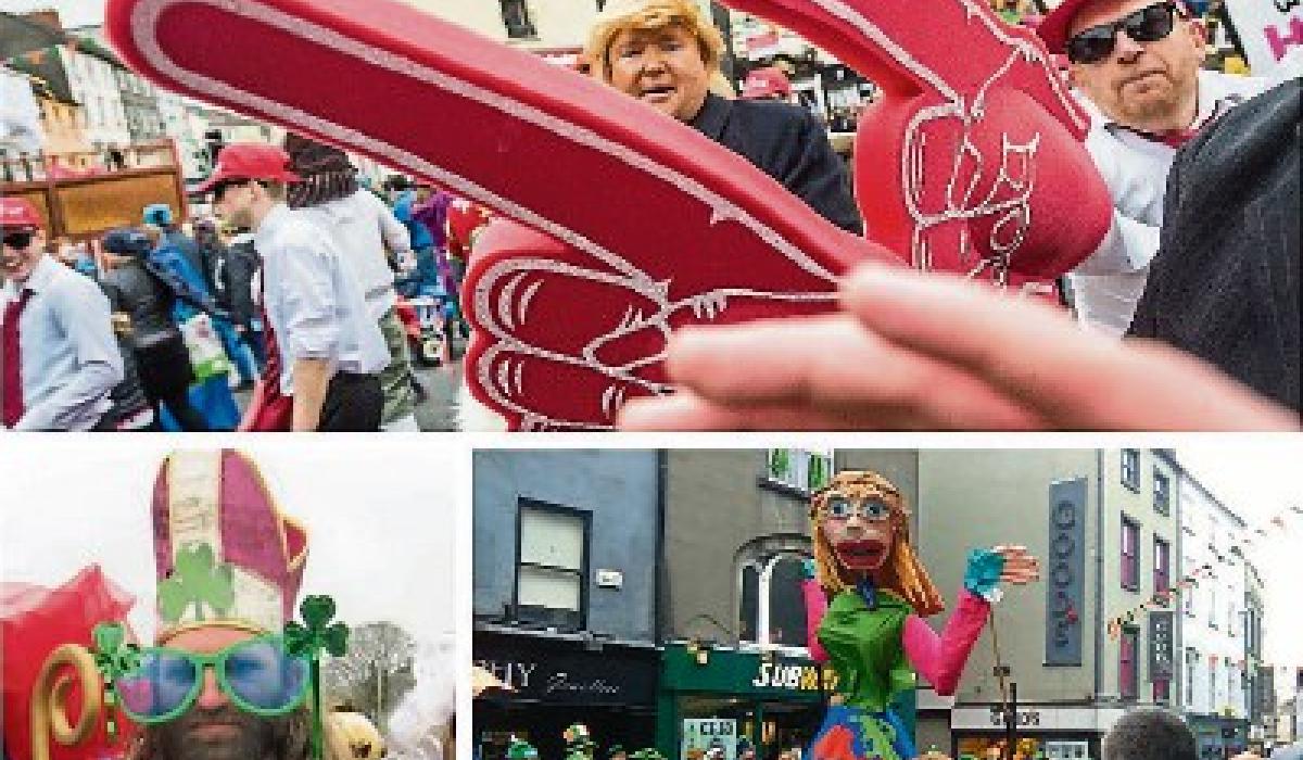 Trump takes no prisoners, St Patrick unfazed as parade rolls through ...