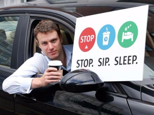 sleepy while driving