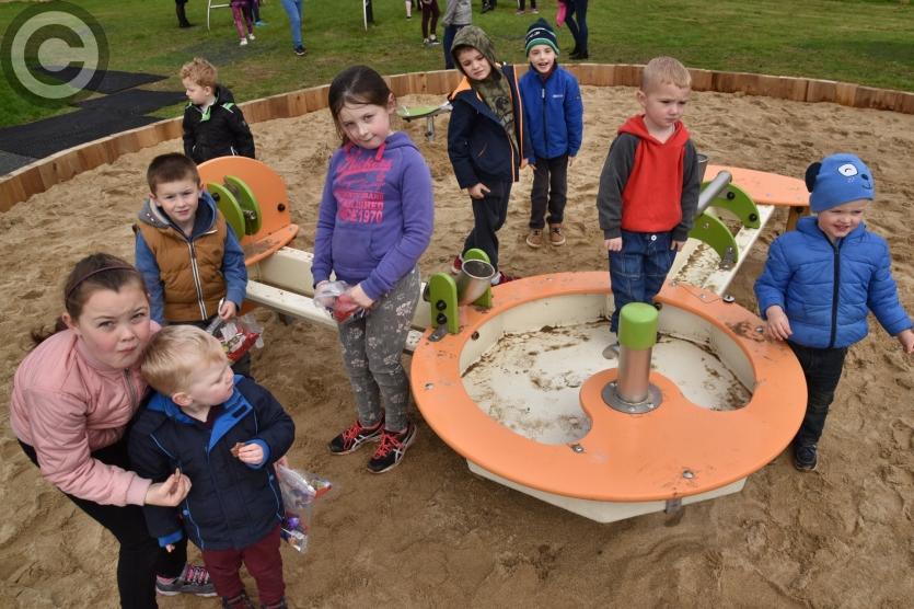 Picture gallery: A splash of colour for Clogh as new playground opens ...