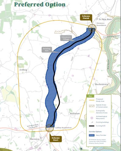 'Preferred option' identified in N25 scheme between Waterford and ...
