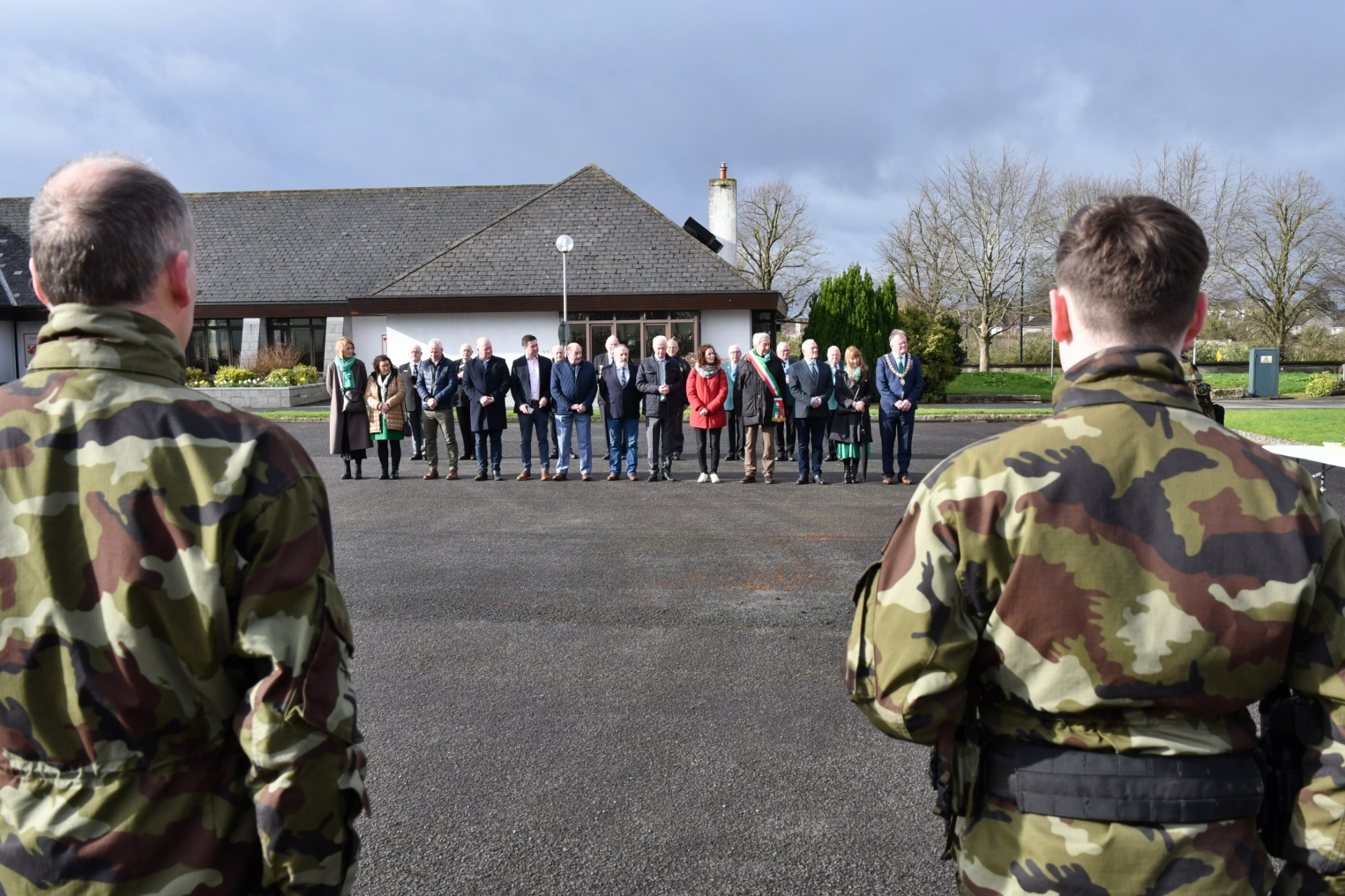 GALLERY: Blessing of the shamrock at Stephens Barracks in Kilkenny ...