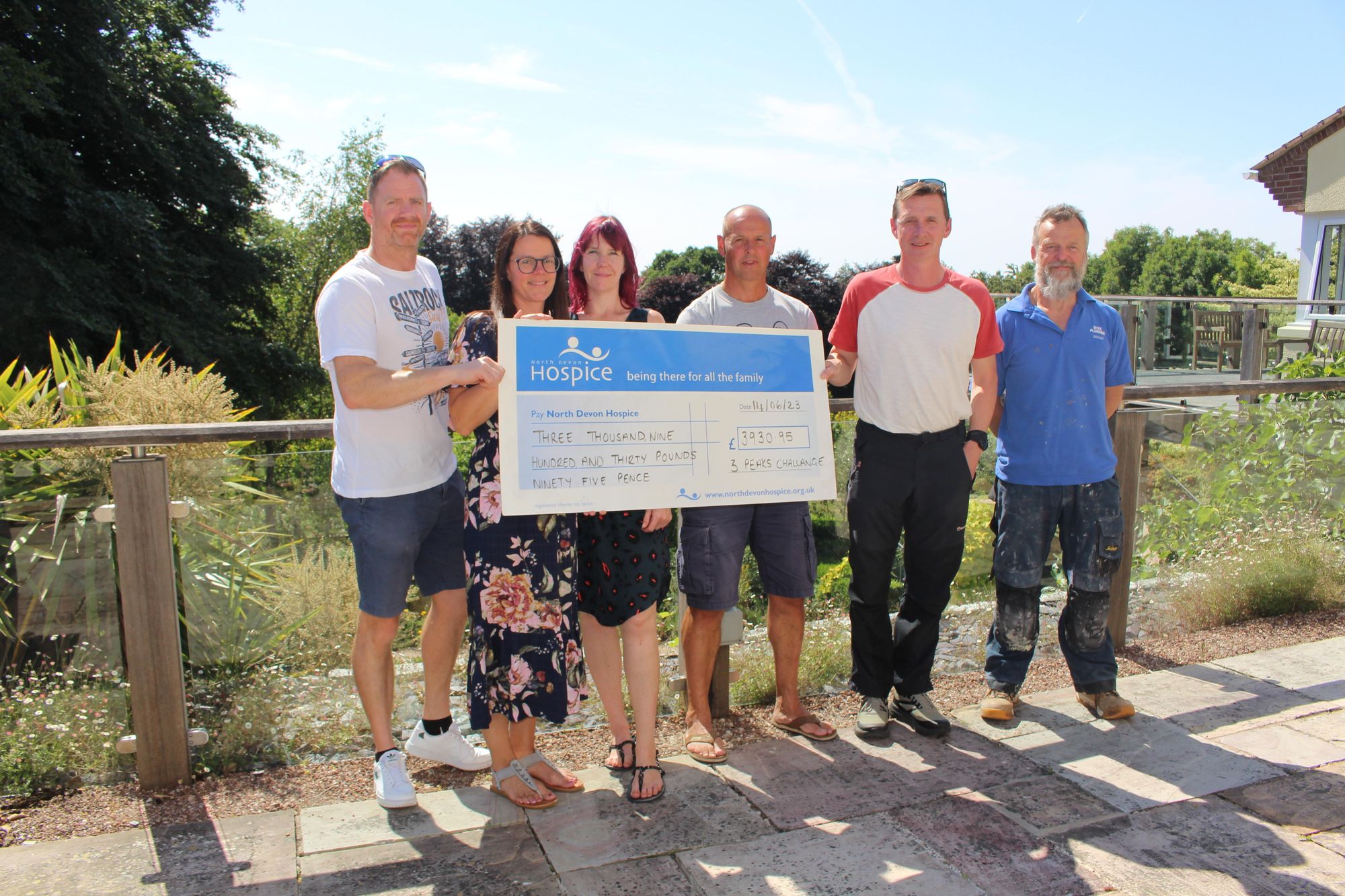 Three Peaks hikers raise £4,000 with 24 hour trek for North Devon ...